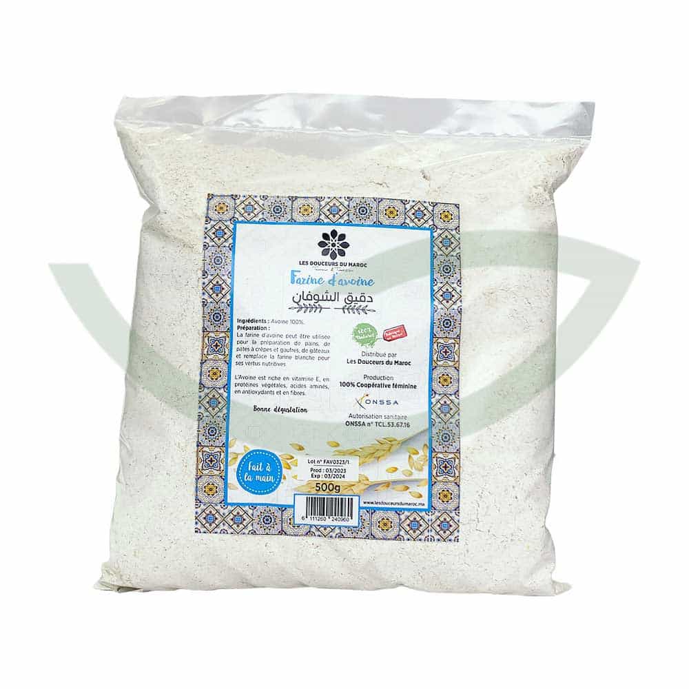 Farine D avoine 500g Les Douceurs Du Maroc Top Prix