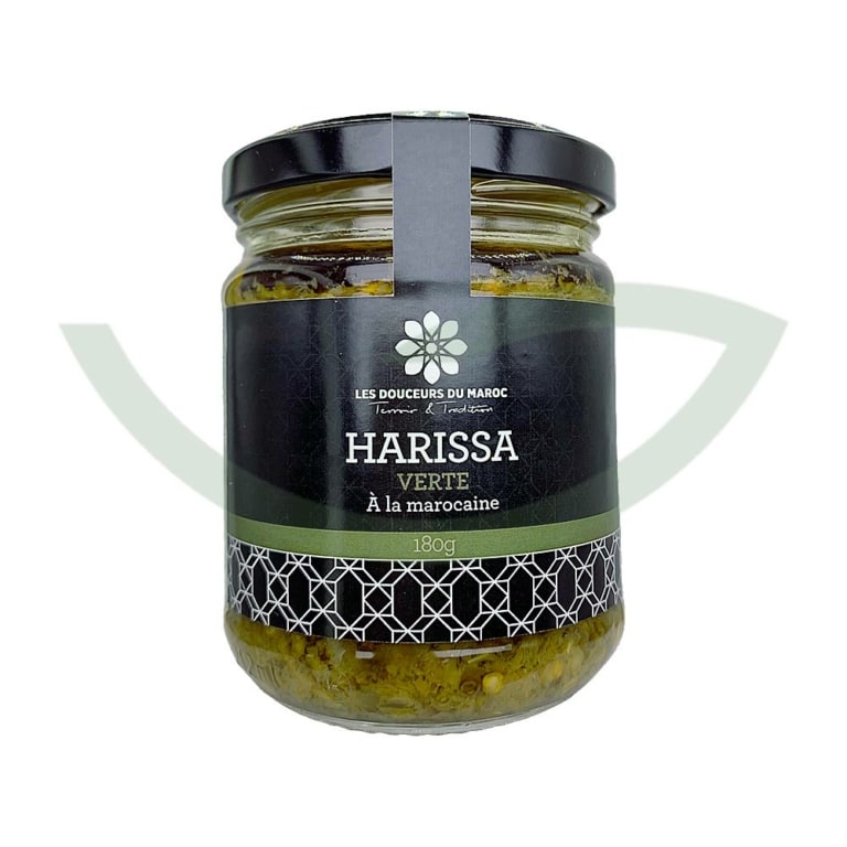 Olives vertes Harissa Légumes - 180g - Les douceurs du Maroc